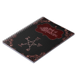 Gothic Pink Book of Shadows Pentacle Elements | Zazzle