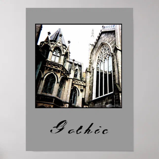 'Gothic' Poster | Zazzle