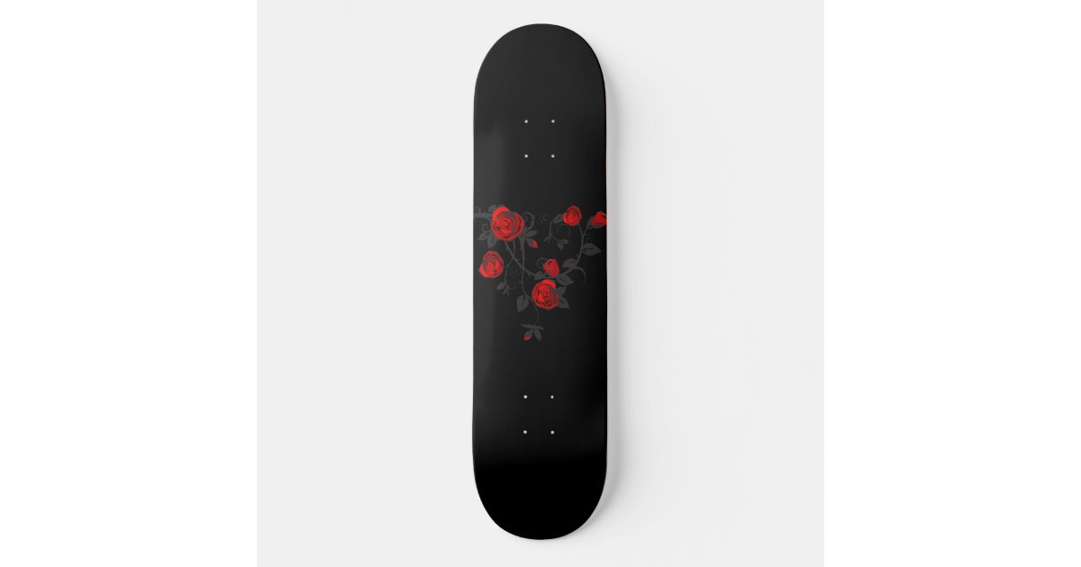 Gothic Rose Skateboard Deck | Zazzle