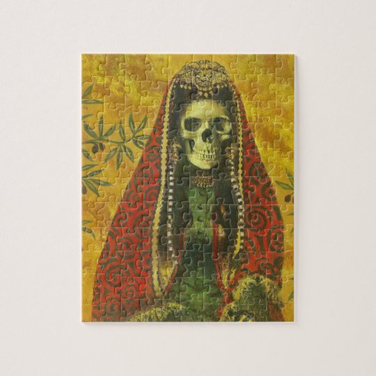 Gothic Skeleton Jigsaw Puzzle | Zazzle.com