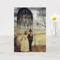 GOTHIC SKELETONS WEDDING CONGRATULATIONS CARD | Zazzle