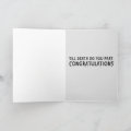 GOTHIC SKELETONS WEDDING CONGRATULATIONS CARD | Zazzle