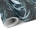 Gothic Skull Art: Creepy Death Metal Sigil Wrappin Wrapping Paper | Zazzle