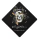 Gothic Skull Graduation Graduation Cap Topper | Zazzle