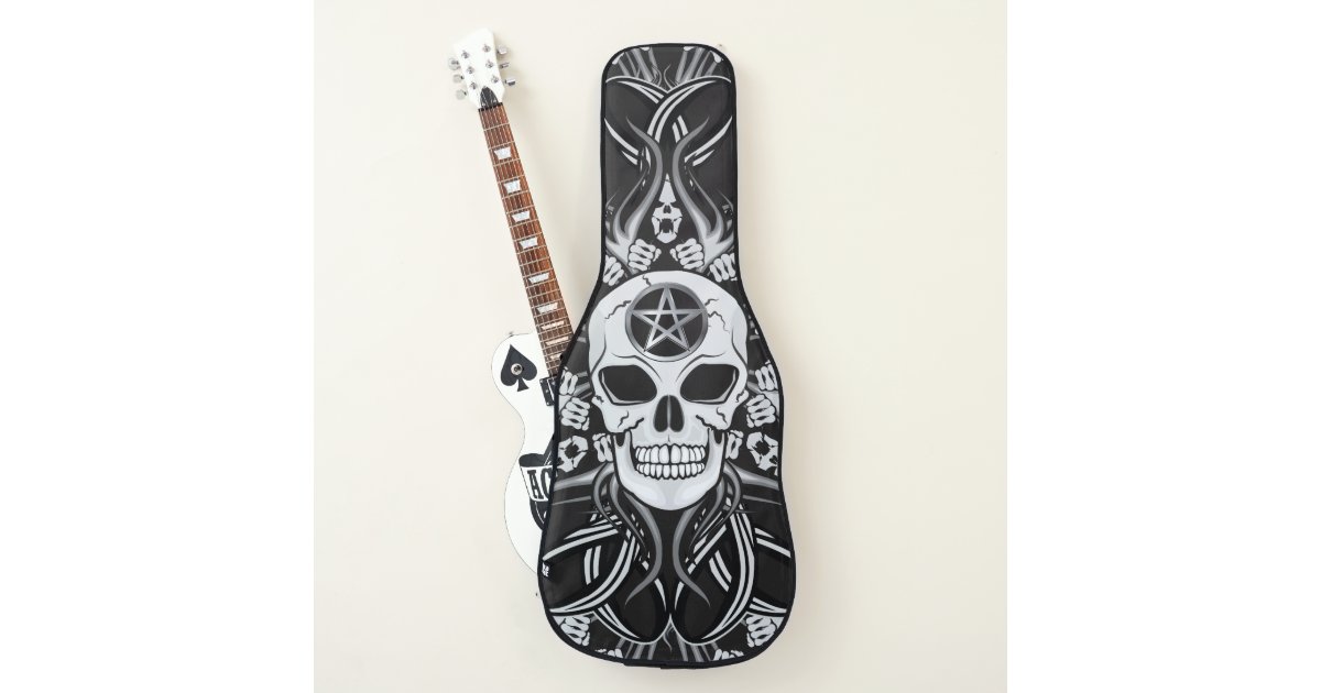 Gothic Skulls Guitar Case | Zazzle