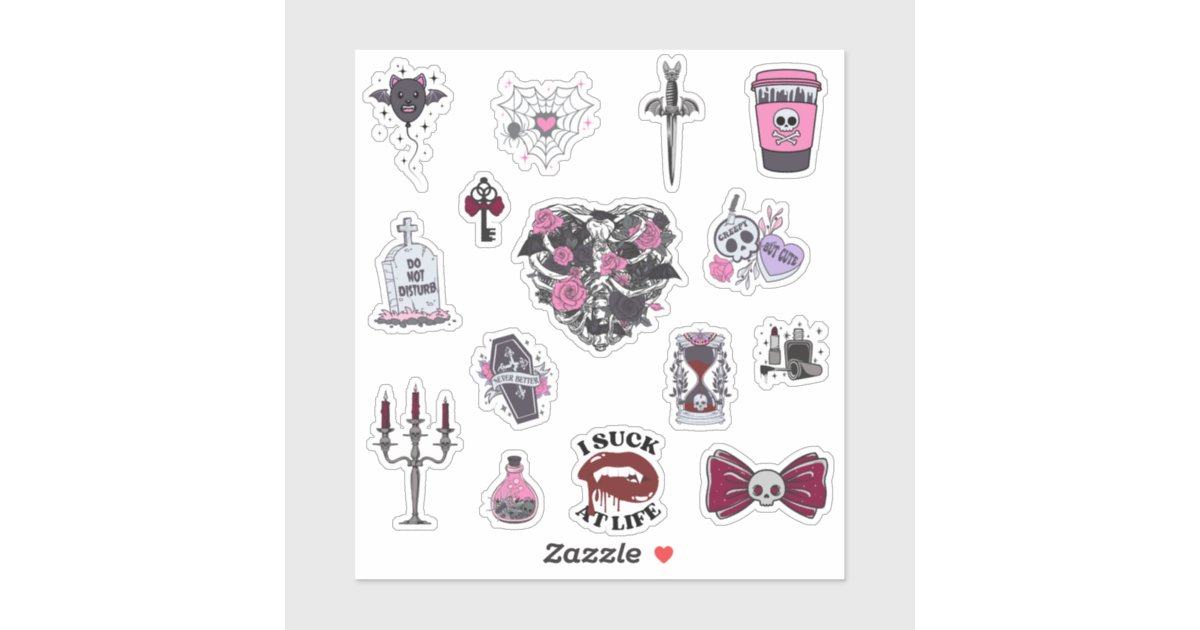 Gothic Sticker | Zazzle