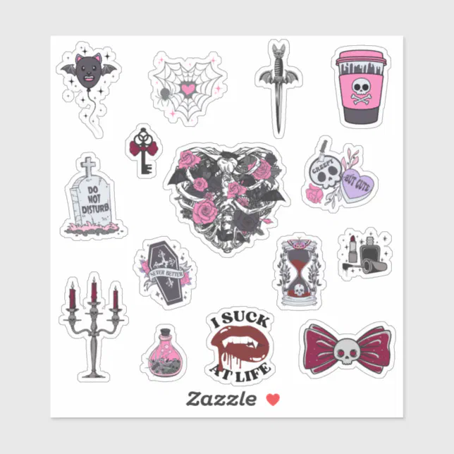 Gothic Sticker | Zazzle
