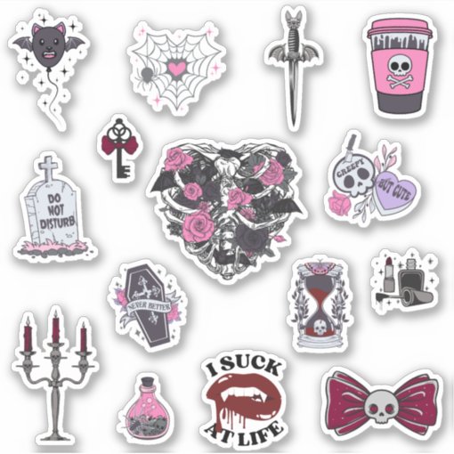 Gothic Sticker | Zazzle