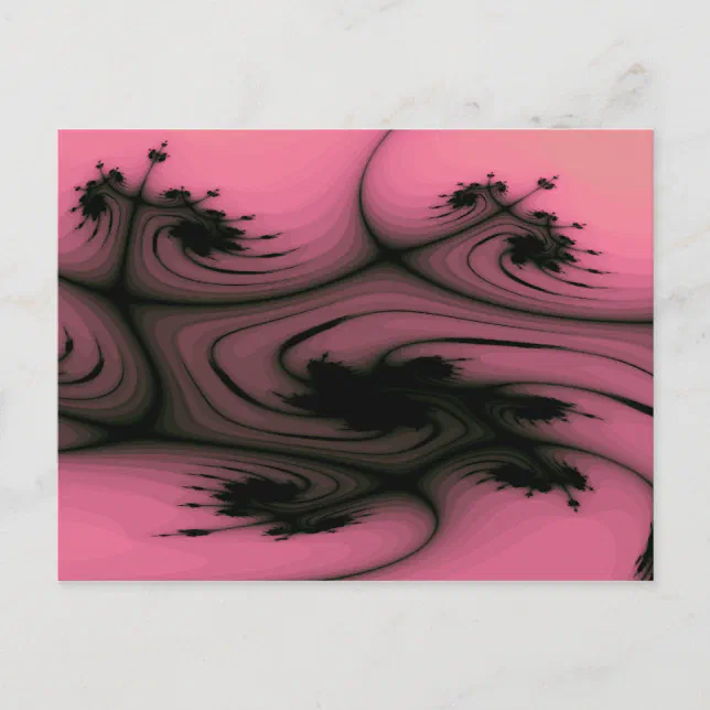 Gothic swirls Postcard | Zazzle