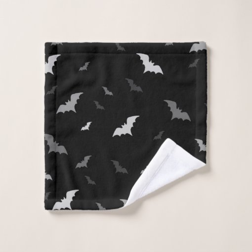 驪 Gothic Vampire Bats Bath Towel Set | Zazzle