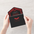 Gothic Vampire Cathedral Wedding All In One Invitation | Zazzle