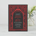 Gothic Vampire Cathedral Wedding Invitation | Zazzle