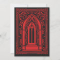 Gothic Vampire Cathedral Wedding Invitation | Zazzle