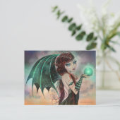Gothic Vampire Fairy Fantasy Art Postcard | Zazzle