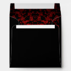 Gothic wedding dark red envelope | Zazzle.com
