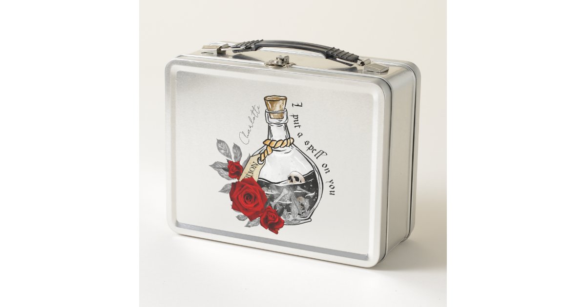 Gothic Witch Love Potion Metal Lunch Box | Zazzle
