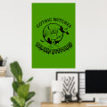 Gothic Witches Zombie Stitches Poster (24x36) | Zazzle