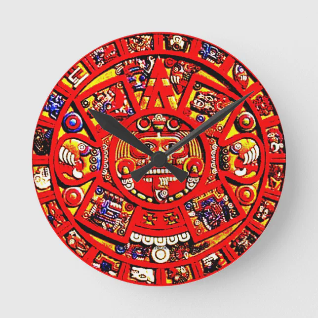 Gothicchicz Mayan Calendar Wall Clock | Zazzle