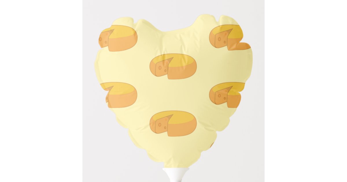 Gouda Cheese Rounds Dutch Foodie Gastronomy Balloon | Zazzle