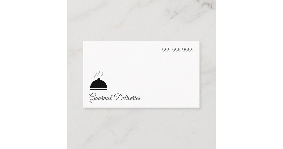 Gourmet Catering Cooking Services Business Card | Zazzle