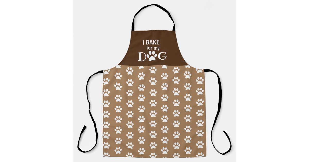Gourmet Dog Treat Bakery Apron | Zazzle