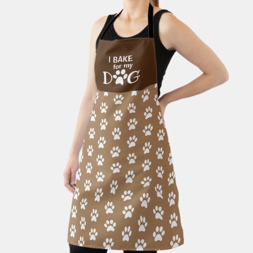 Gourmet Dog Treat Bakery Apron | Zazzle