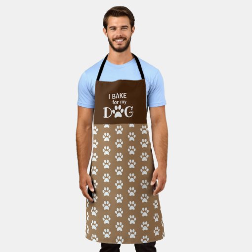 Gourmet Dog Treat Bakery Apron | Zazzle