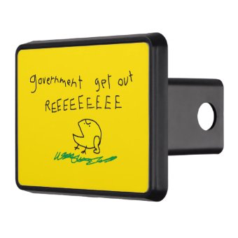 Government get out REE SNEKRIGHT Gadsden Flag Hitch Cover | Zazzle