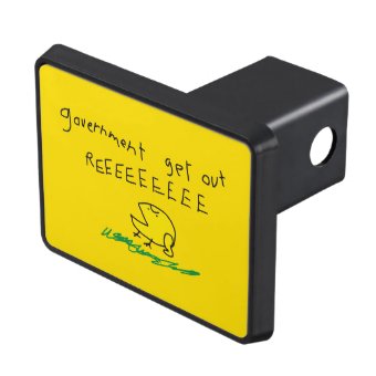 Government get out REE SNEKRIGHT Gadsden Flag Hitch Cover | Zazzle