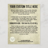 Government Warning Flyer | Zazzle