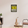 Government Warning Poster | Zazzle
