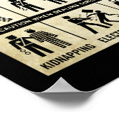 Government Warning Poster | Zazzle