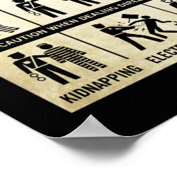 Government Warning Poster | Zazzle