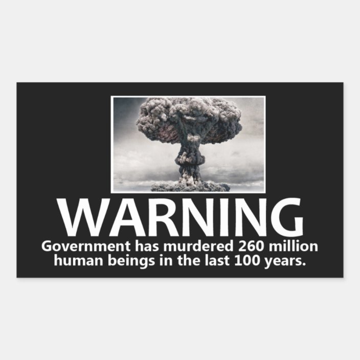 Government Warning Sticker | Zazzle.com