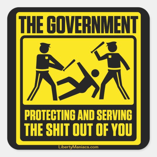 Government Warning Sticker | Zazzle.com