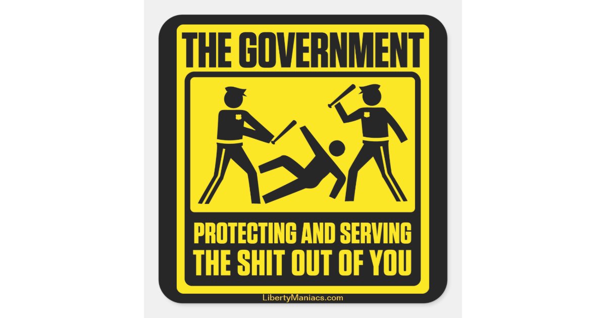 Government Warning Sticker | Zazzle.com