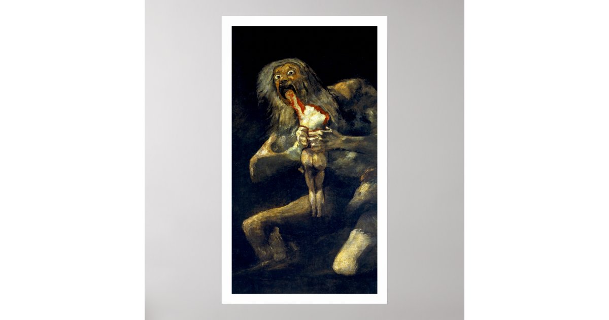 Goya: Saturn Devouring His Son Poster | Zazzle