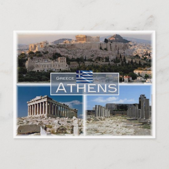 GR Greece - Athens - Postcard | Zazzle.com