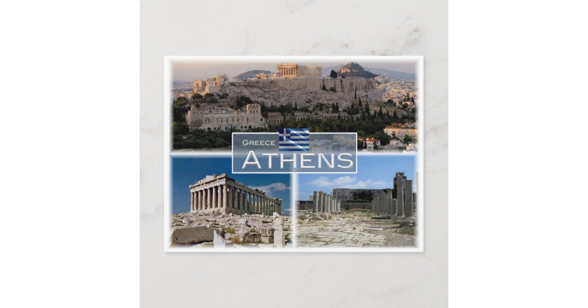 GR Greece - Athens - Postcard | Zazzle.com