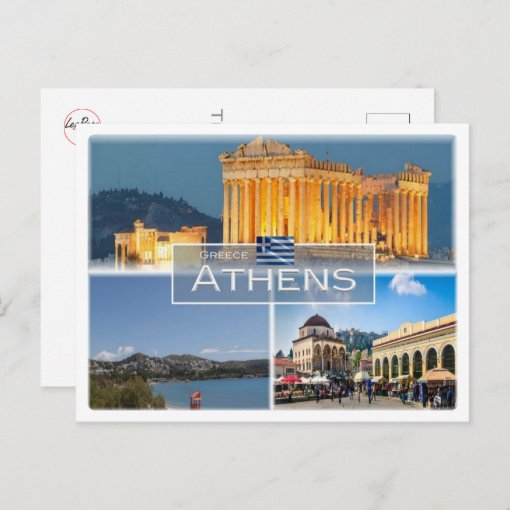 GR Greece - Athens - Postcard | Zazzle