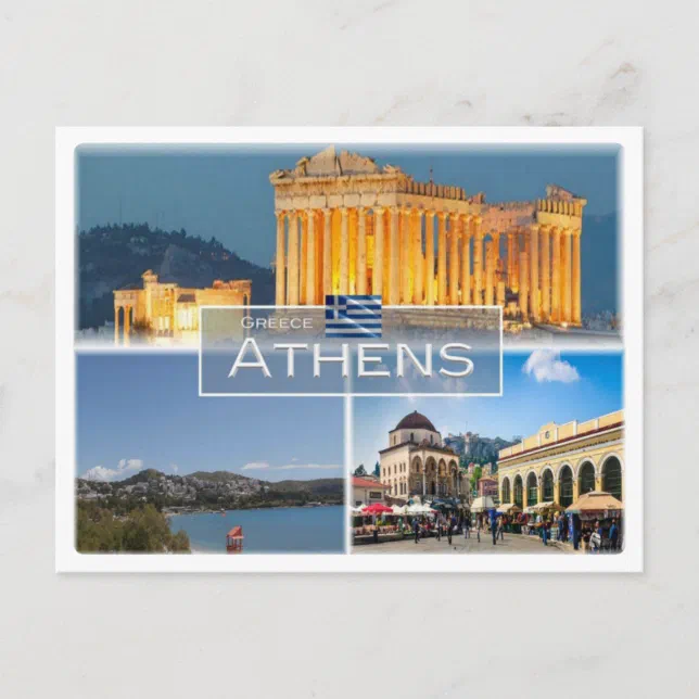 GR Greece - Athens - Postcard | Zazzle