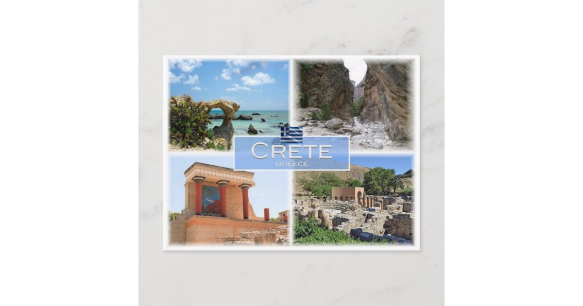 GR Greece - Crete - Postcard | Zazzle.com