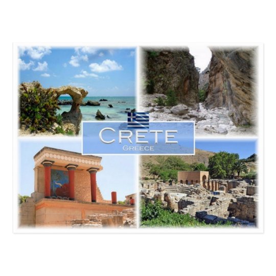 GR Greece - Crete - Postcard | Zazzle.com