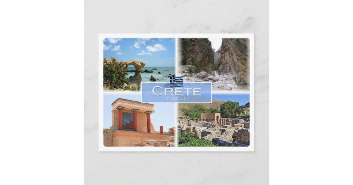 GR Greece - Crete - Postcard | Zazzle