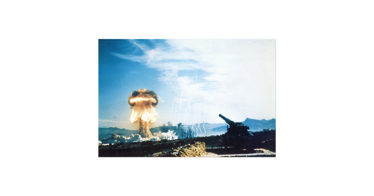 Grable Event Operation Upshot Knothole Atomic Test Photo Print | Zazzle
