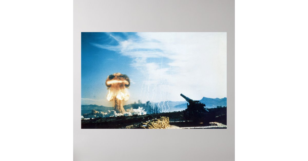 Grable Event Operation Upshot Knothole Atomic Test Poster | Zazzle