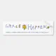 Grace Happens Bumper Sticker | Zazzle