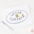 Grace Happens Stickers | Zazzle