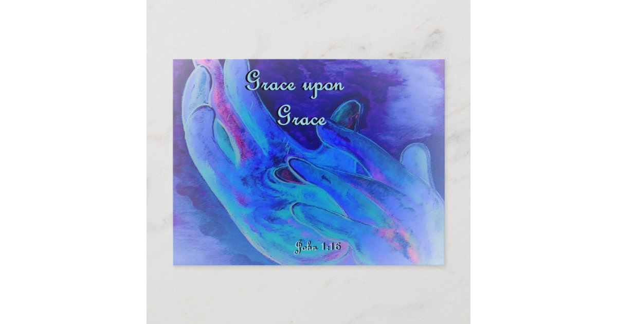 Grace Upon Grace Postcard | Zazzle