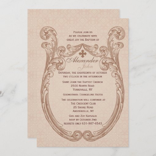 Gracious Frame Invitation | Zazzle
